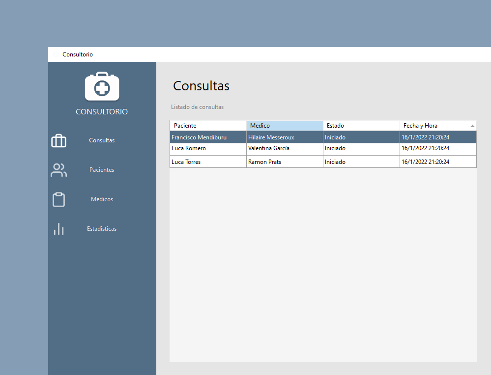Proyectos - Consultorio Médico